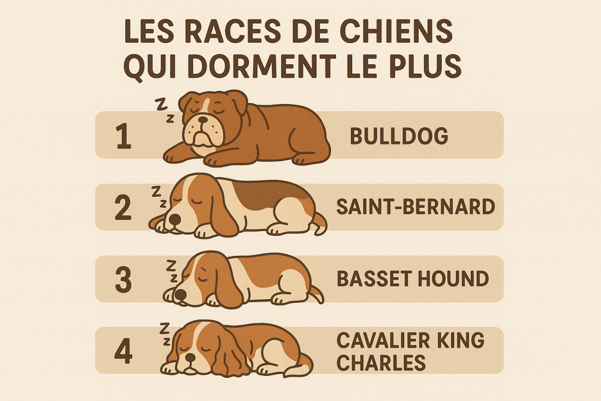 Le classement des races de chiens qui dorment le plus ! - Au Bon Toutou